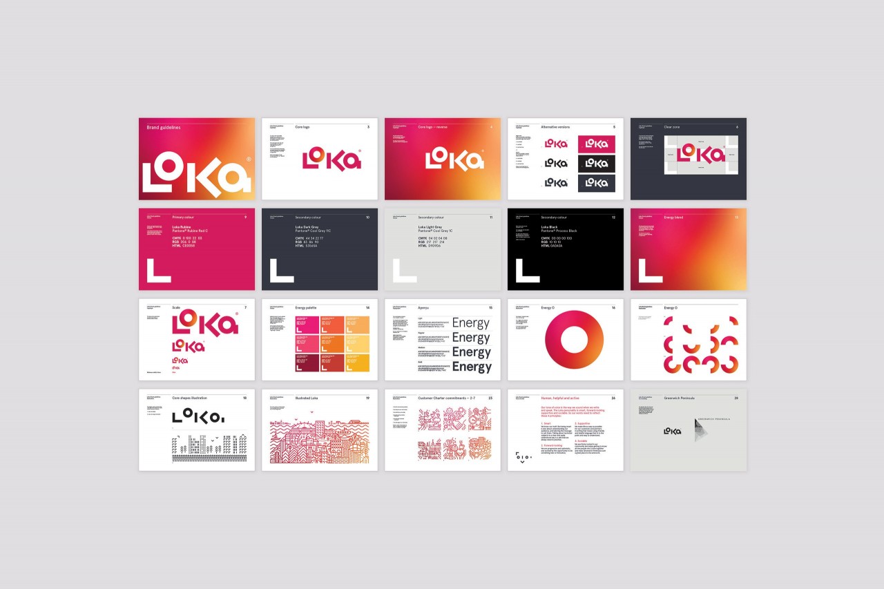 Greenwich Peninsula — Loka brand development - Brand and graphic design ...
